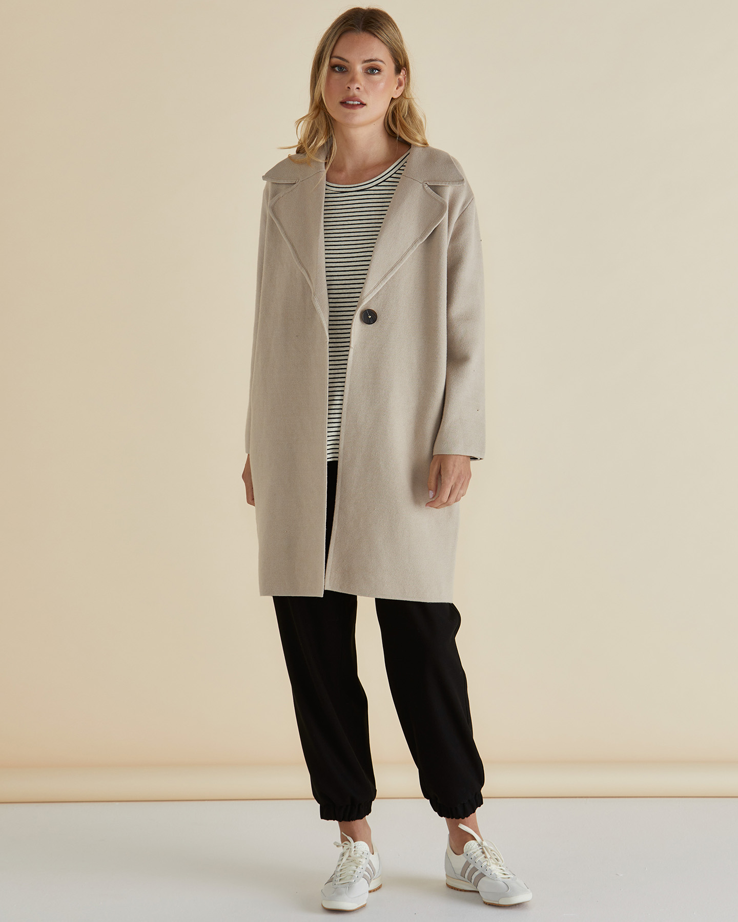 Cosette Coatigan - Oat Neutral | Expressions Boutique