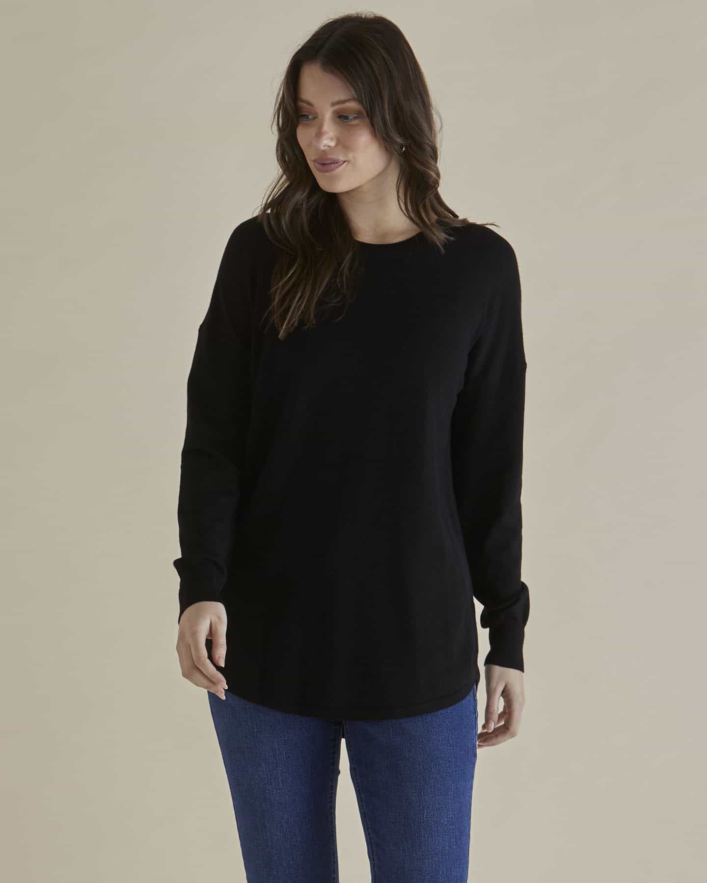 Sophie Knit Jumper - Black | Expressions Boutique