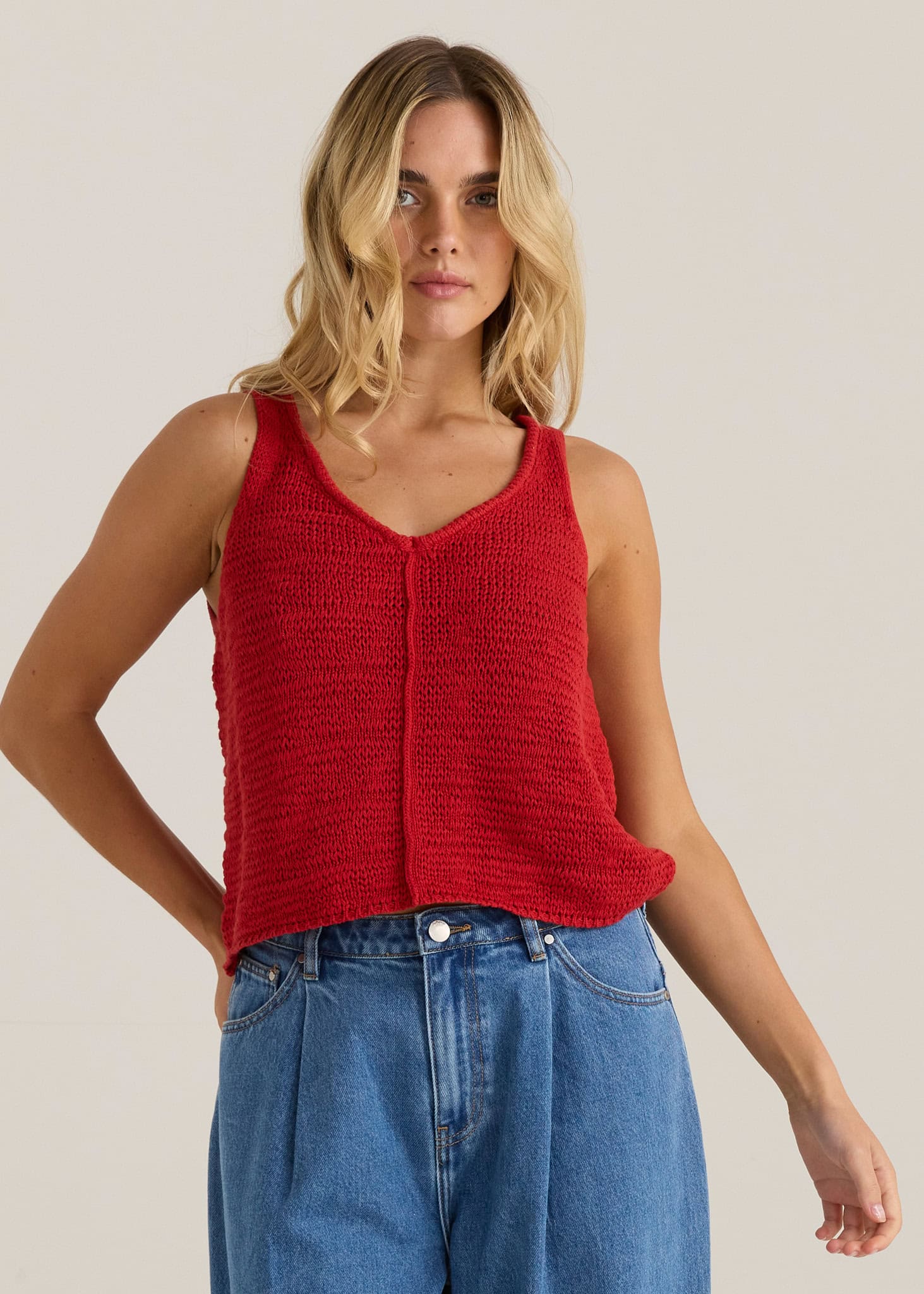 Penn Knit Top - Rust Red | Expressions Boutique